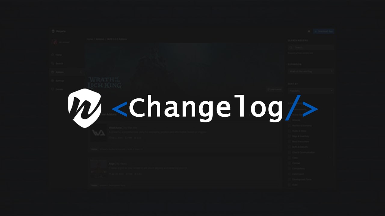 Changelog - Warperia